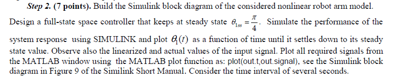 Solved Example 1.3: Consider the mathematical model of a | Chegg.com