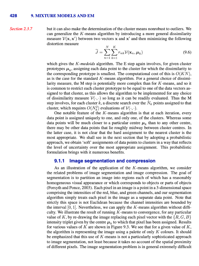 The k-means algorithm performs optimisation on an | Chegg.com