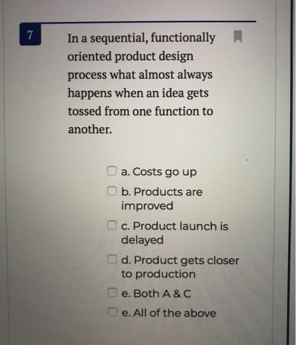 Solved In A Sequential Functionally Oriented Product Design 5295