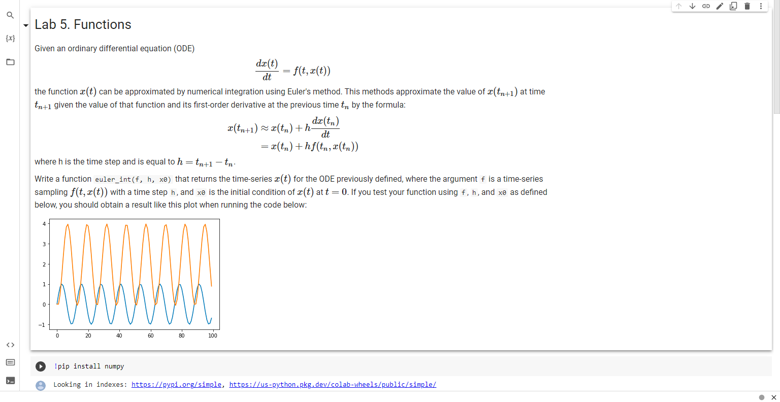 Given an ordinary differential equation (ODE) | Chegg.com