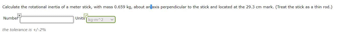 Solved Calculate the rotational inertia of a meter stick, | Chegg.com