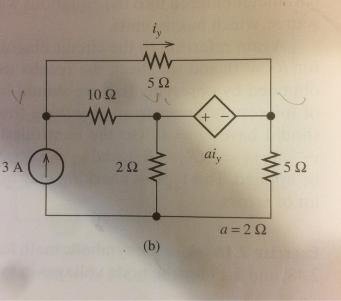 Solved Use the node-voltage technique to solve for the | Chegg.com