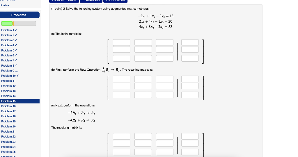 Solved Grades Problems Problem 1 Problem 2 Problem 3 | Chegg.com