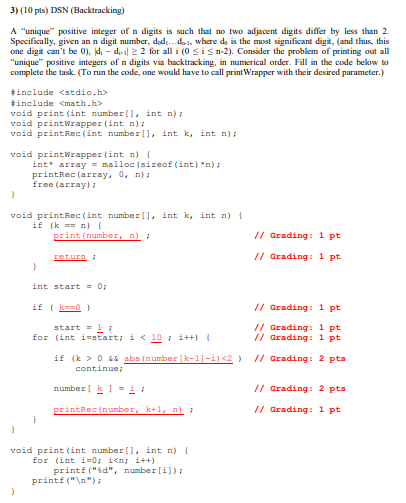 1 10 Pts Anl Algorithm Analysis There Is A Very
