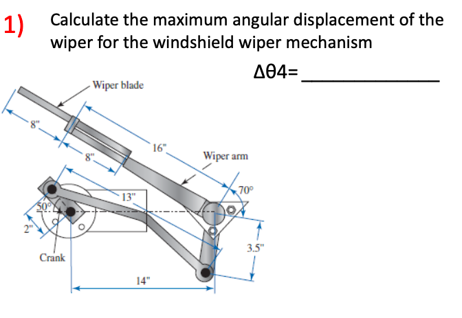 Solved 1) Calculate the maximum angular displacement of the | Chegg.com