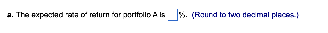 Solved (Computing the expected rate of return and risk) | Chegg.com