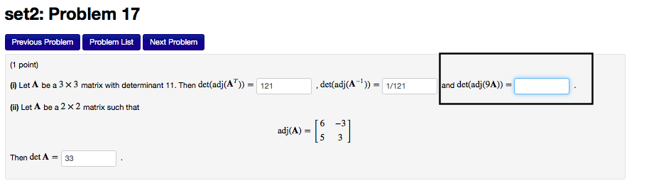 Solved set2: Problem 17 Previous Problem Probler List Next | Chegg.com