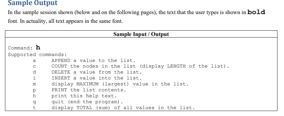 Solved Programming Assignment Create IntList.h and | Chegg.com