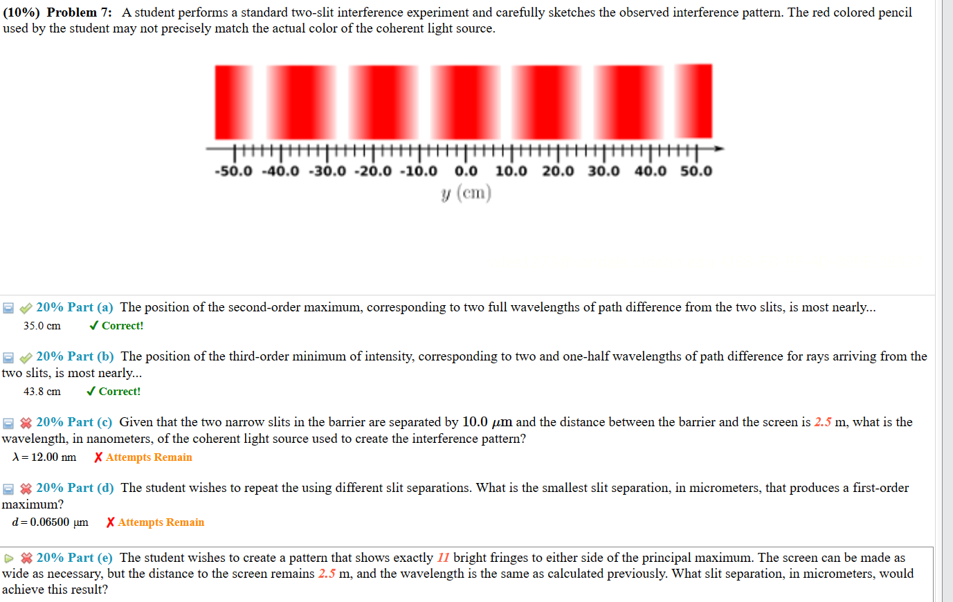 Solved (10\%) Problem 7: A student performs a standard | Chegg.com