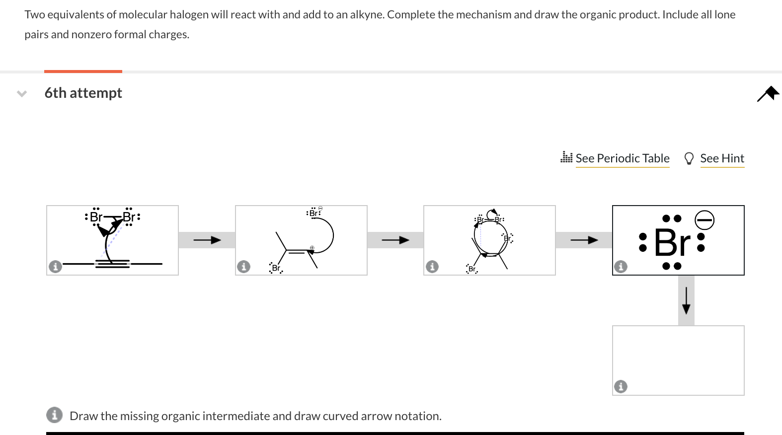 Solved Two Equivalents Of Molecular Halogen Will React With 2893