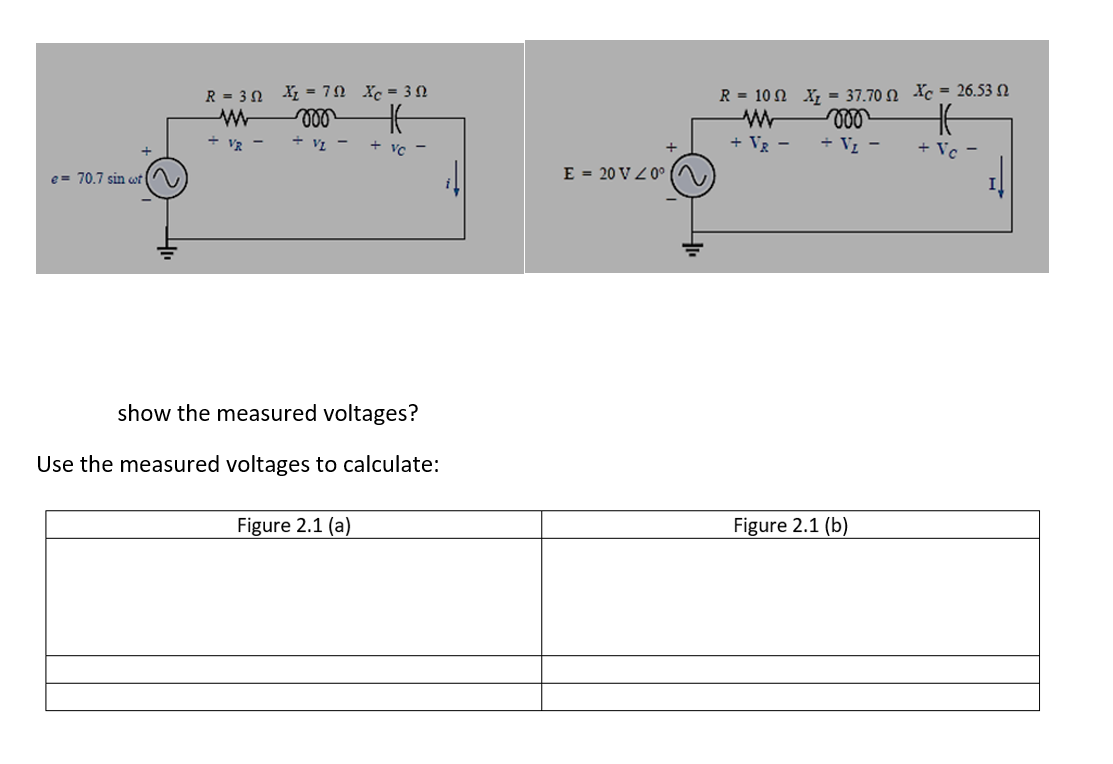 Solved show the measured voltages? Use the measured voltages | Chegg.com