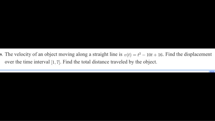 Solved The velocity of an object moving along a straight | Chegg.com