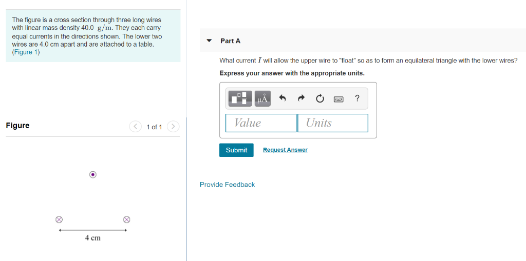 Solved The figure is a cross section through three long | Chegg.com