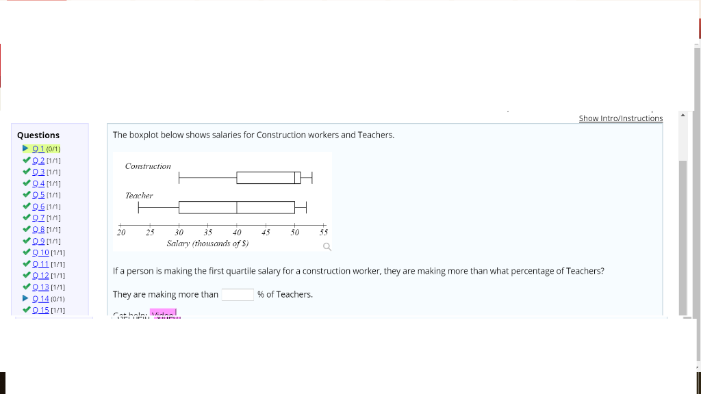 Solved Show Intro/Instructions The boxplot below shows | Chegg.com