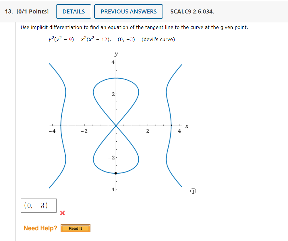 Solved 13. [0/1 Points] DETAILS PREVIOUS ANSWERS SCALC9 | Chegg.com