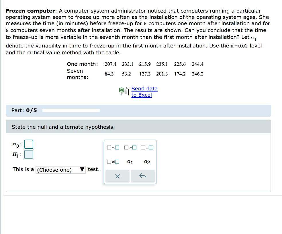 Solved Frozen computer: A computer system administrator | Chegg.com