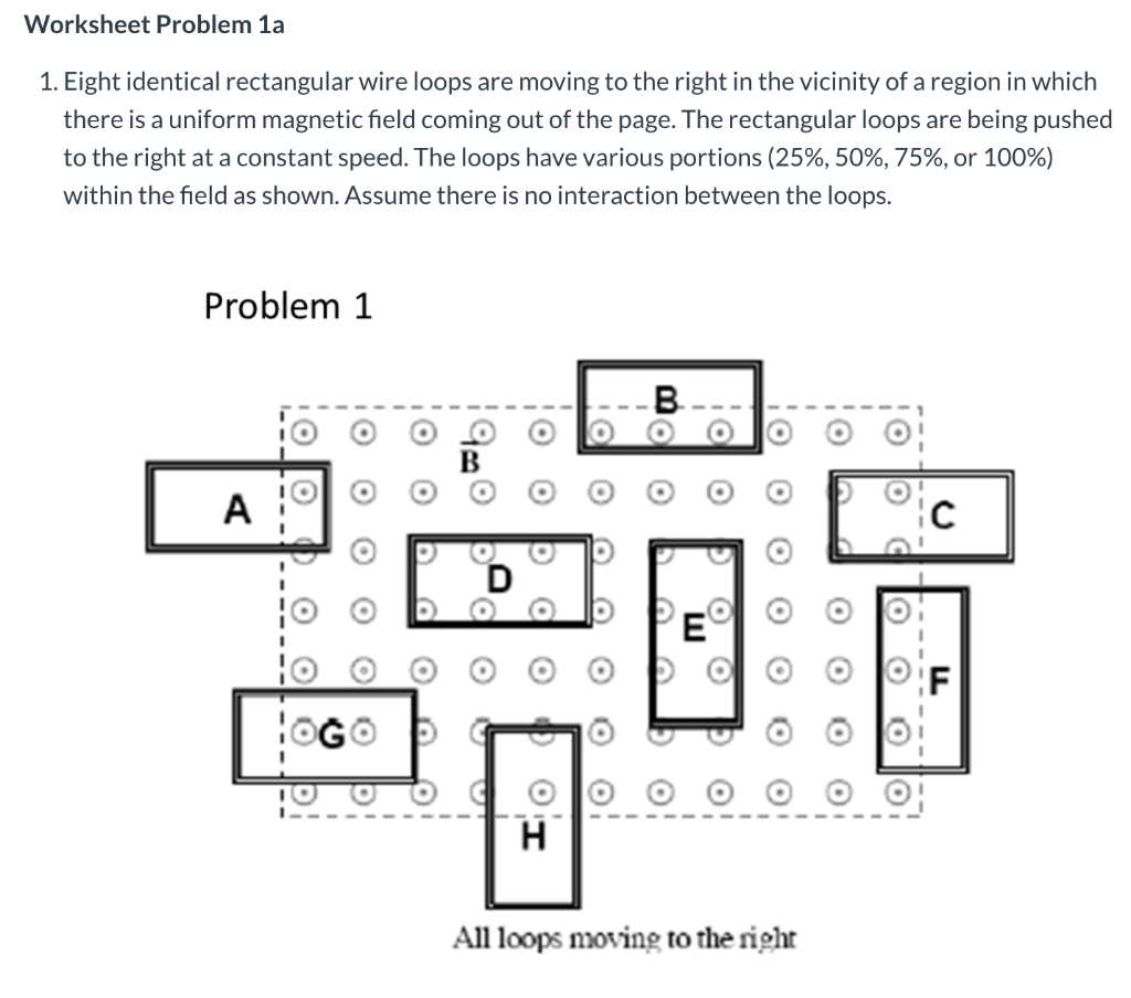 Solved Worksheet Problem la 1. Eight identical rectangular | Chegg.com