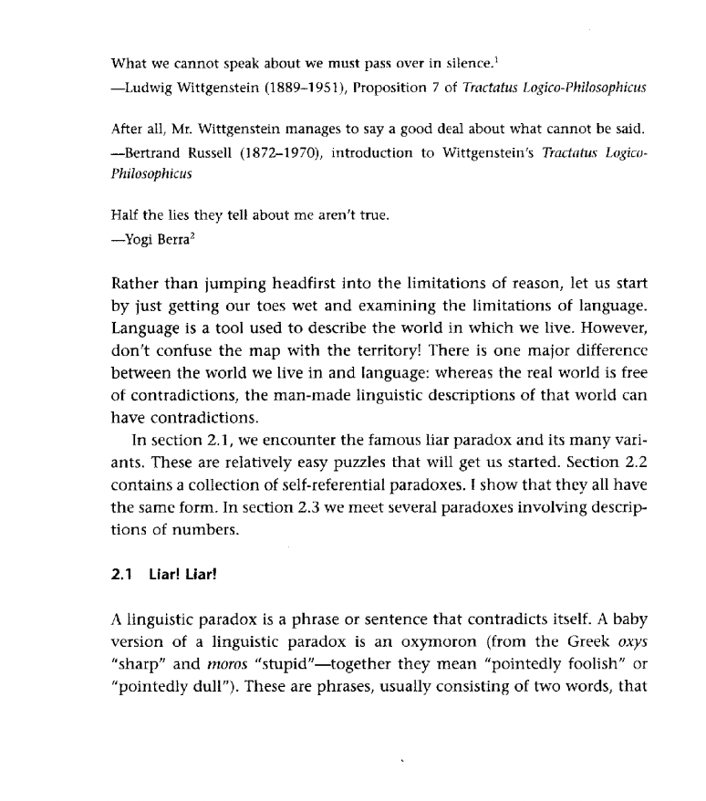 In the Liar Paradox on P. 16 there is this | Chegg.com