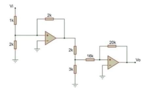 Solved Vi input and Vo output voltages are shown in the | Chegg.com