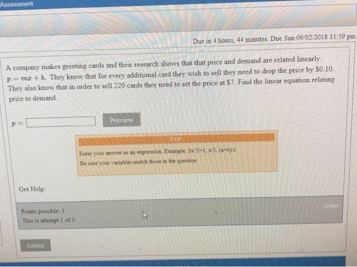 Solved Assessment Due in 4 hours, 44 minutes. Due Sun | Chegg.com