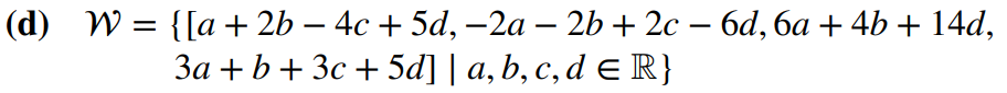 Solved Prove that the given sets W are subspaces of Rn for | Chegg.com