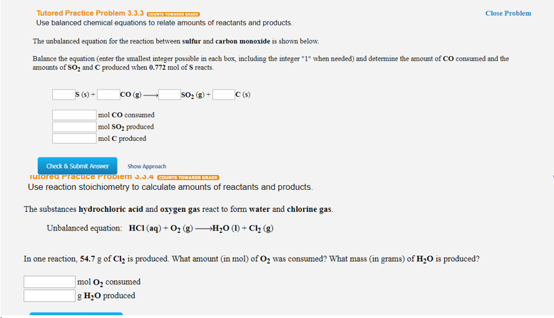 Solved Close Problem Tutored Practice Problem 3.3.3 COUNES | Chegg.com