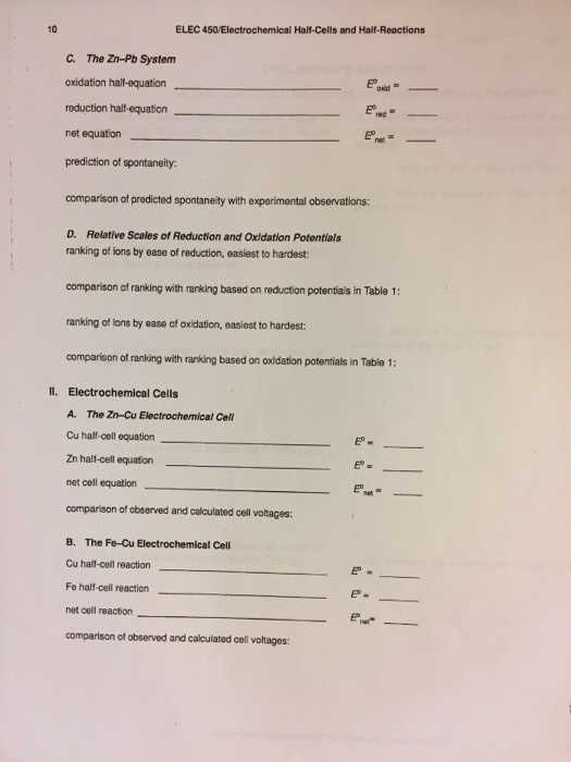 Solved Post Laboratory Questions Use The Spaces Provided