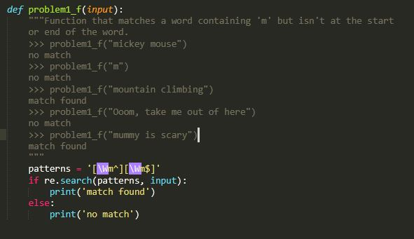 Language is in Python-3, involving regex, and please | Chegg.com