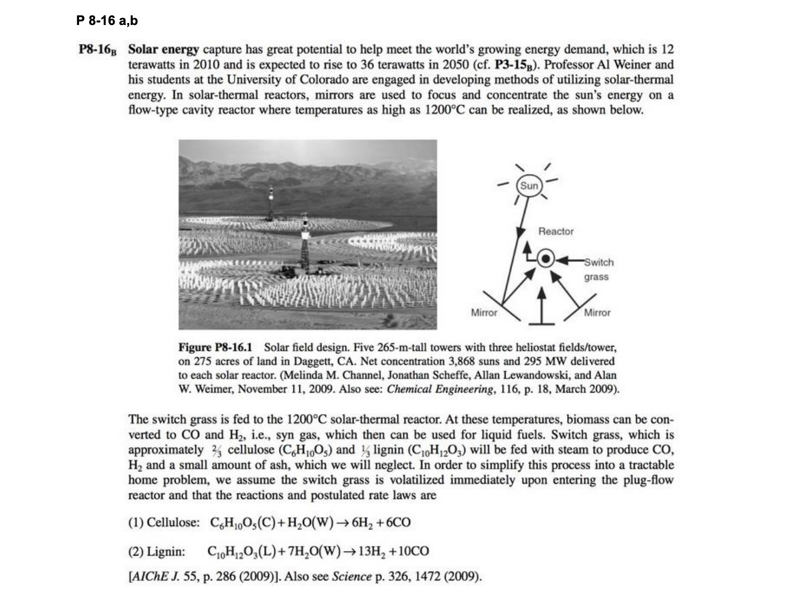 8-16 Solar energy capture has great potential to help | Chegg.com