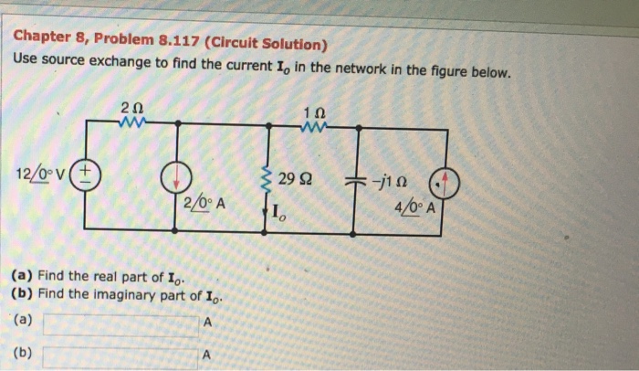 Solved use source exchange to find the current Io in the the | Chegg.com