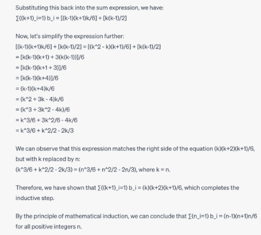 Solved Mathematical Induction Question. Wrong answer gets | Chegg.com