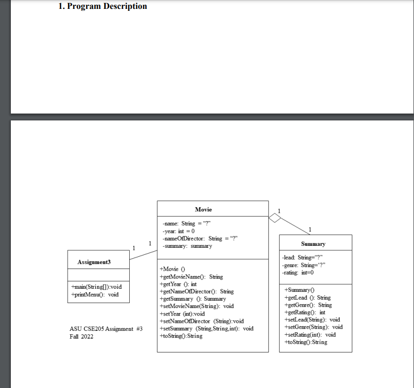 Solved In this assignment, I need to write a Java code and | Chegg.com