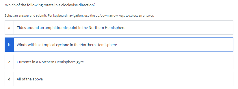 Solved Which of the following rotate in a clockwise | Chegg.com