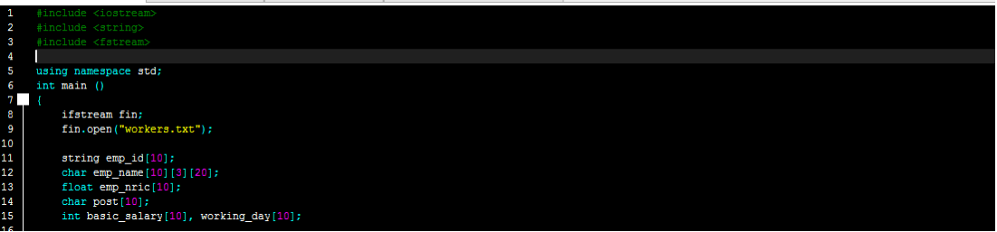 Greetings! I have write a C++ program to read the | Chegg.com
