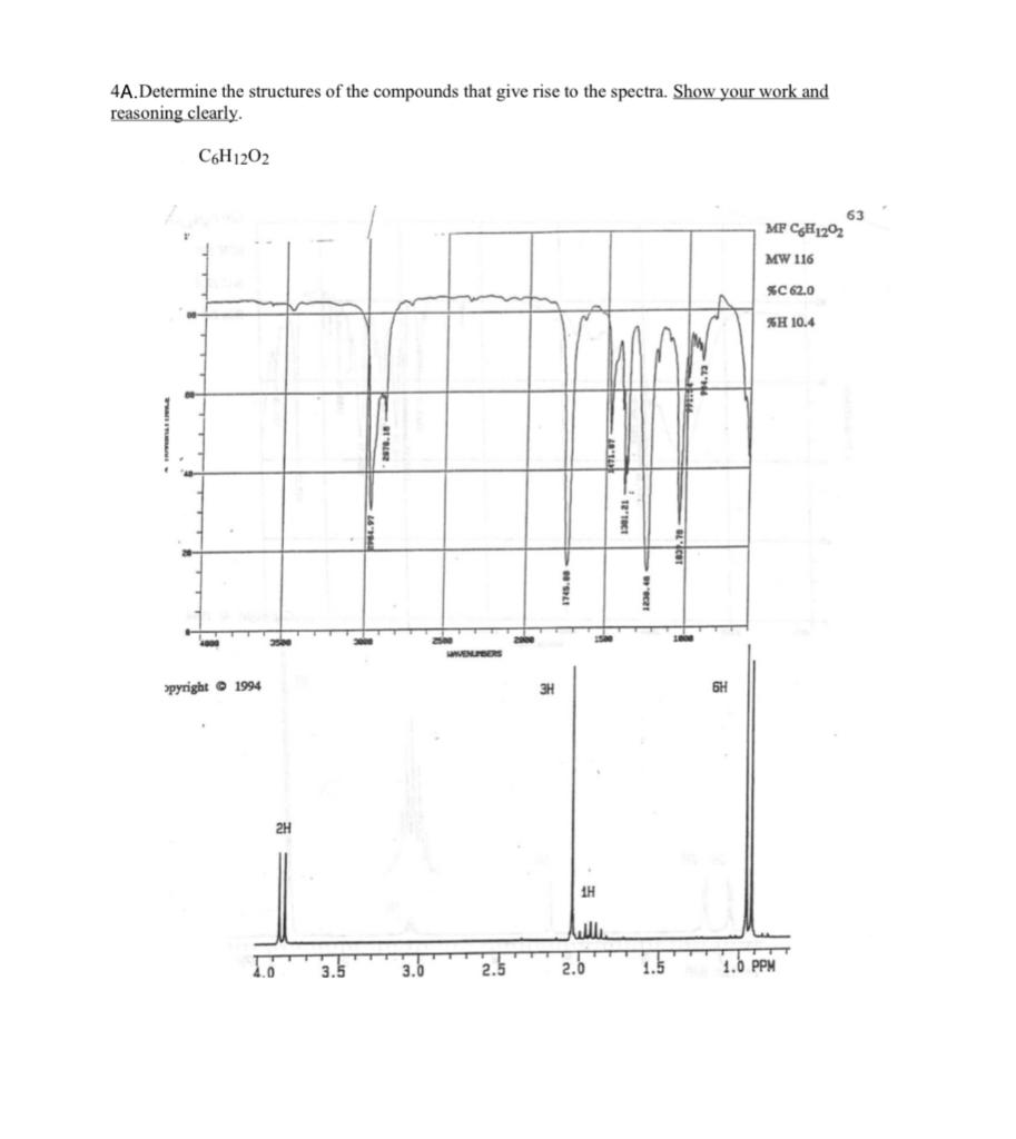 Solved Please answer all parts thank you in advance. 4A. | Chegg.com