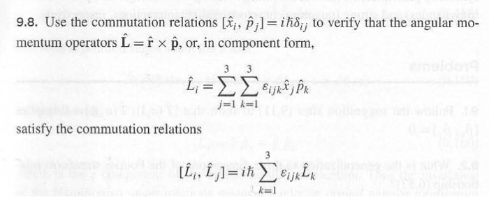 Solved 9.8. Use the commutation relations [xi, pj] ǐδǐj to | Chegg.com