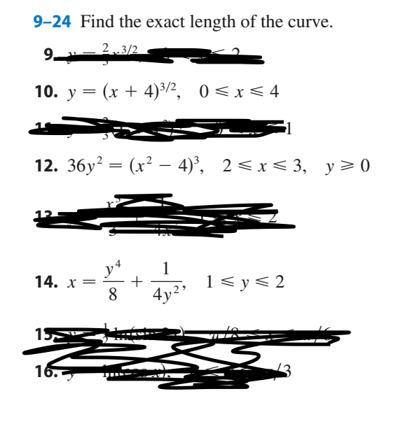 Solved 9-24 Find the exact length of the curve. 9- y−2x3/2