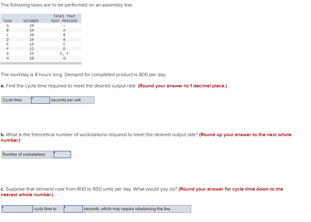 Solved The following tasks are to be performed on an | Chegg.com