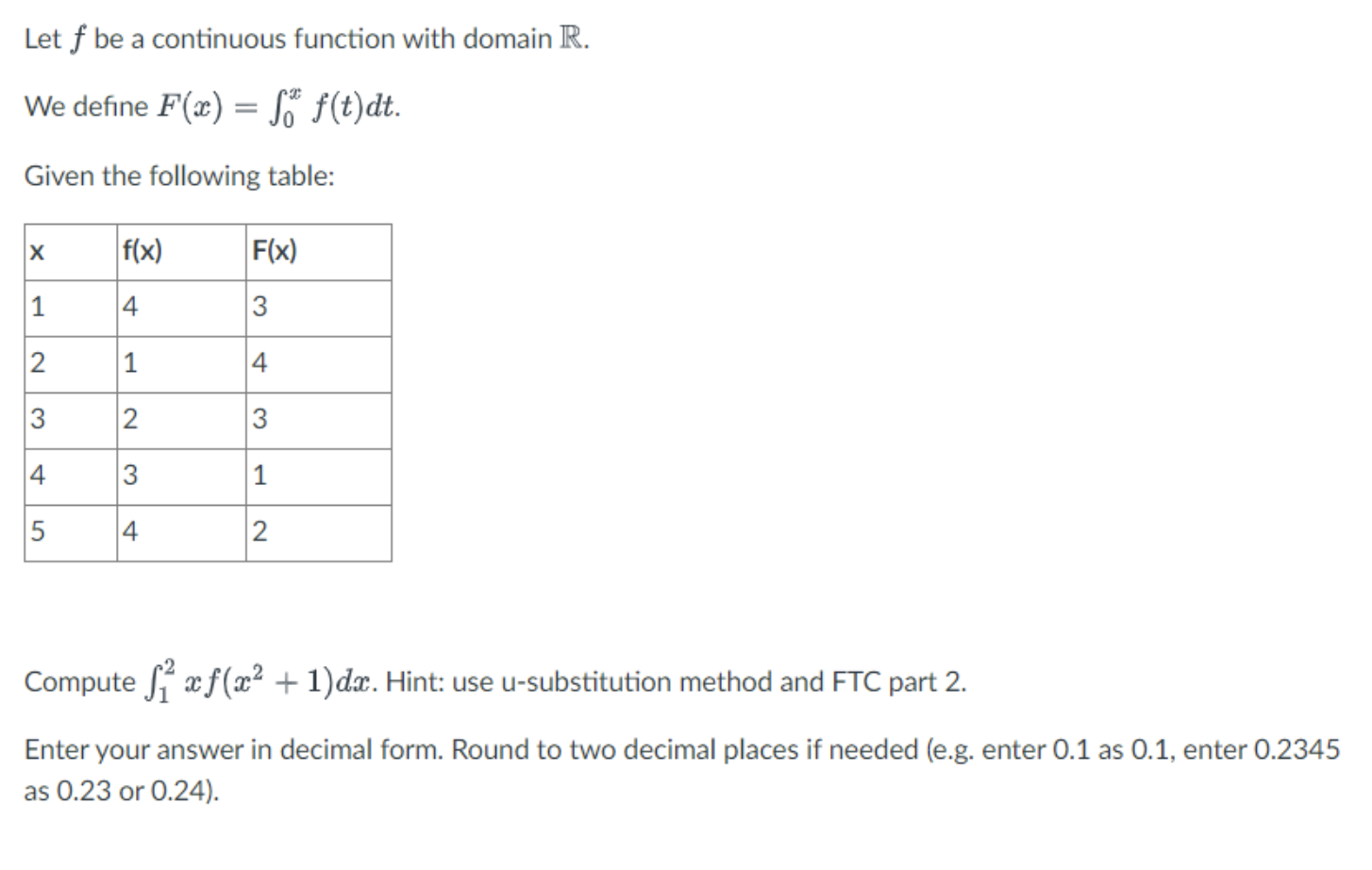 Solved Let f be a continuous function with domain R. We | Chegg.com