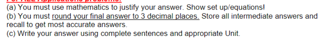 Solved (a) You must use mathematics to justify your answer. | Chegg.com