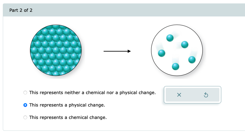 Solved Does the molecular art in each part represent a | Chegg.com