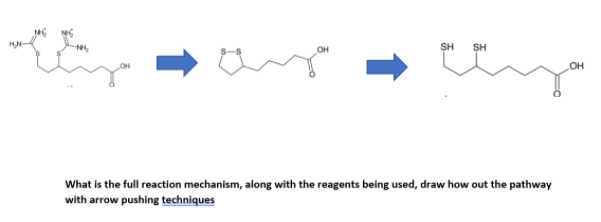 Solved OH SH SH OH What is the full reaction mechanism, | Chegg.com