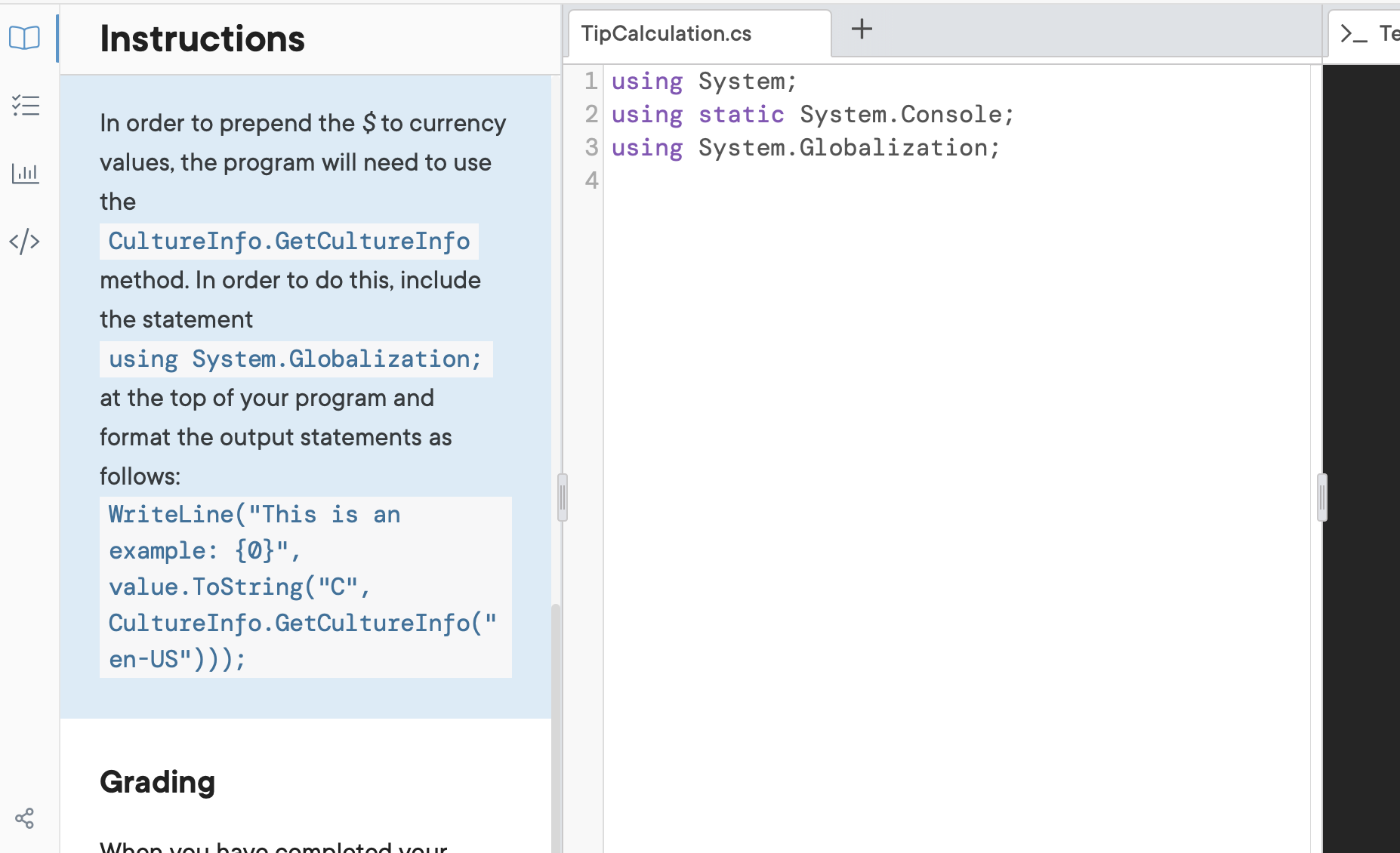 Solved Create a program named TipCalculation that includes | Chegg.com
