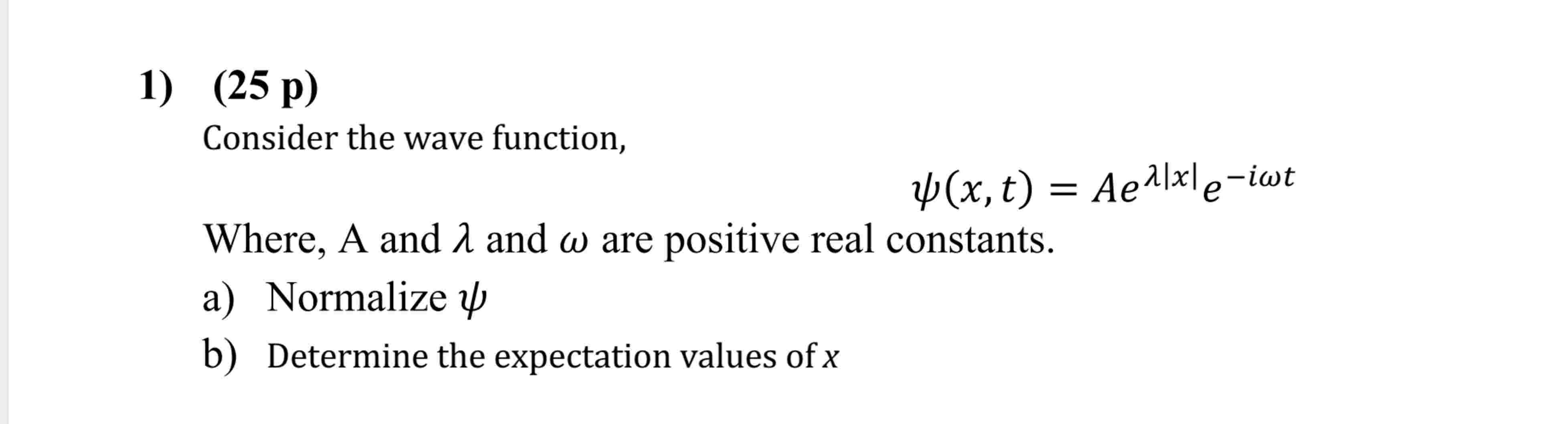 Solved by an EXPERT (25p)Consider the wave | Chegg.com