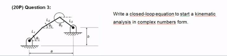 Solved (20P) Question 3: Write a closed-loop equation to | Chegg.com
