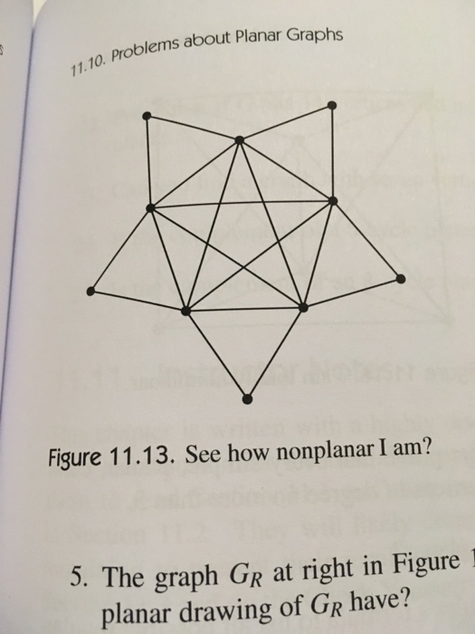 Solved Prove that the graph shown in Figure 11.13 is | Chegg.com