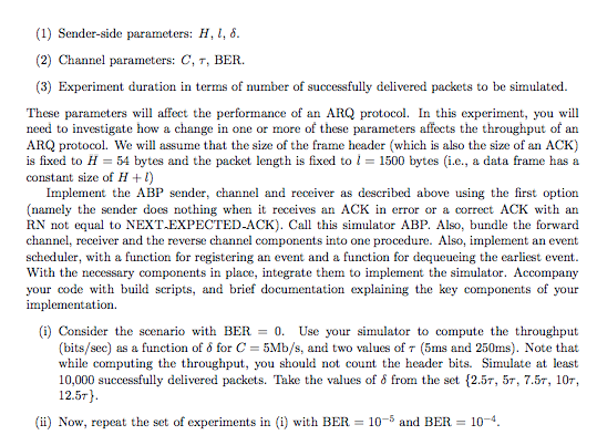 Link Layer and ARQ Protocols Objective: • Understand | Chegg.com