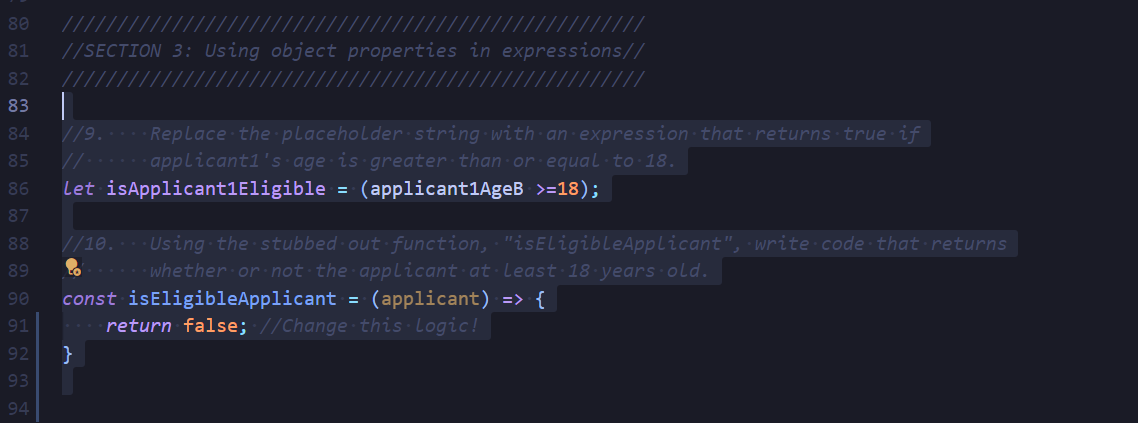 Solved Working in JavaScript, trying to write an arrow | Chegg.com