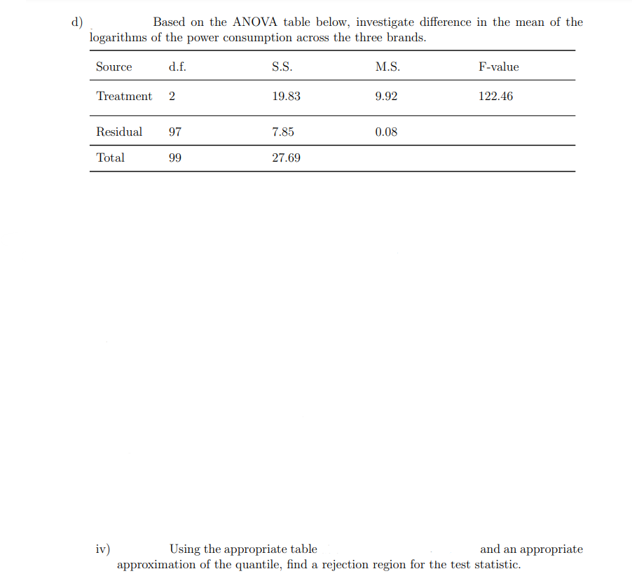 Solved Please explain the whole process, which statistic | Chegg.com