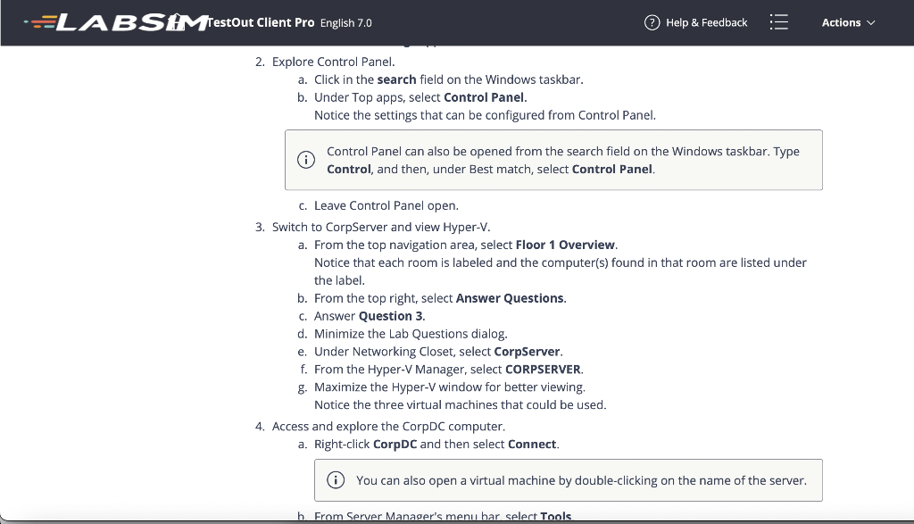 c. Select Group Policy Management. d. Expand and | Chegg.com c. Select Group Policy Management. d. Expand and | Chegg.com